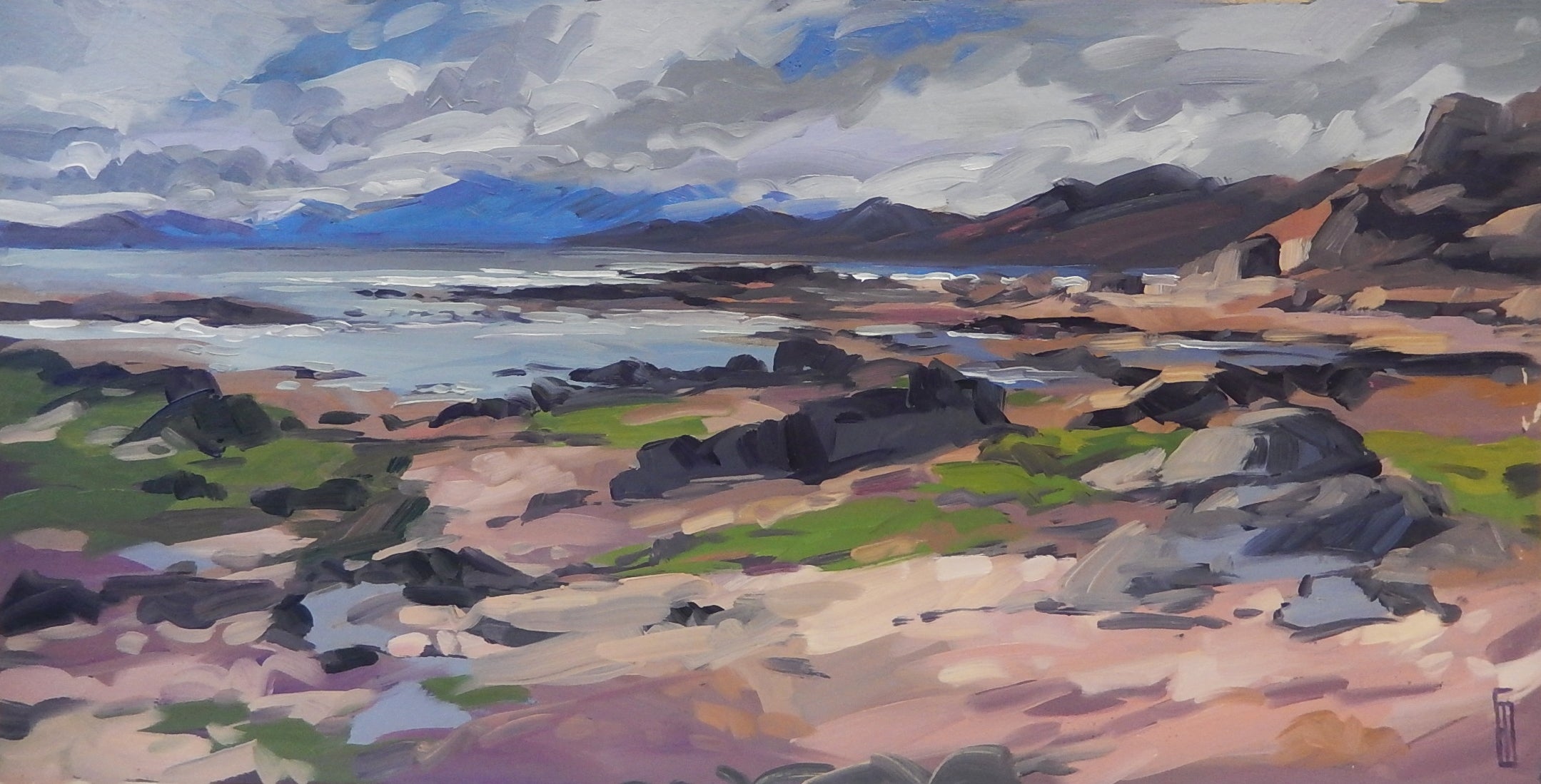 Loch Eishort from Ord River, Isle of Skye – Julia Borodina Fine Art