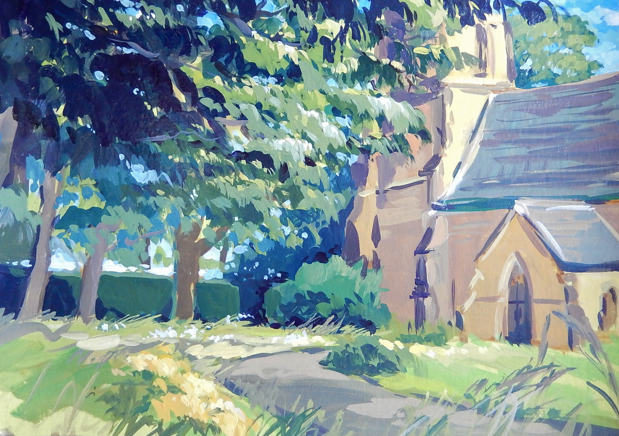 St. John's Church at Upper Hopton – Julia Borodina Fine Art
